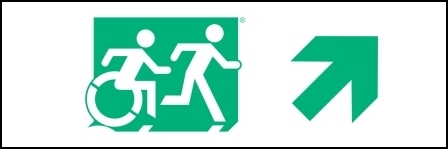 Green on White | Accessible Exit Sign Project