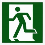 Running Man Exit Sign | Accessible Exit Sign Project