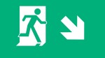 Running Man Exit Sign | Accessible Exit Sign Project