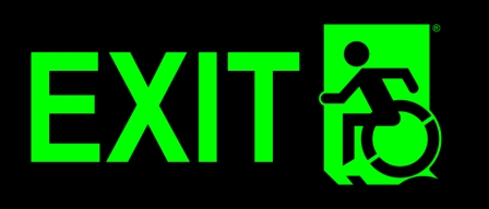 EXIT sign | Accessible Exit Sign Project