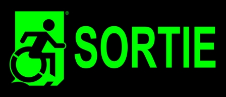SORTIE Sign | Accessible Exit Sign Project