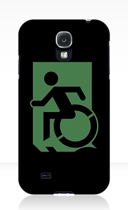 Accessible Exit Sign Project Wheelchair Wheelie Running Man Symbol ...